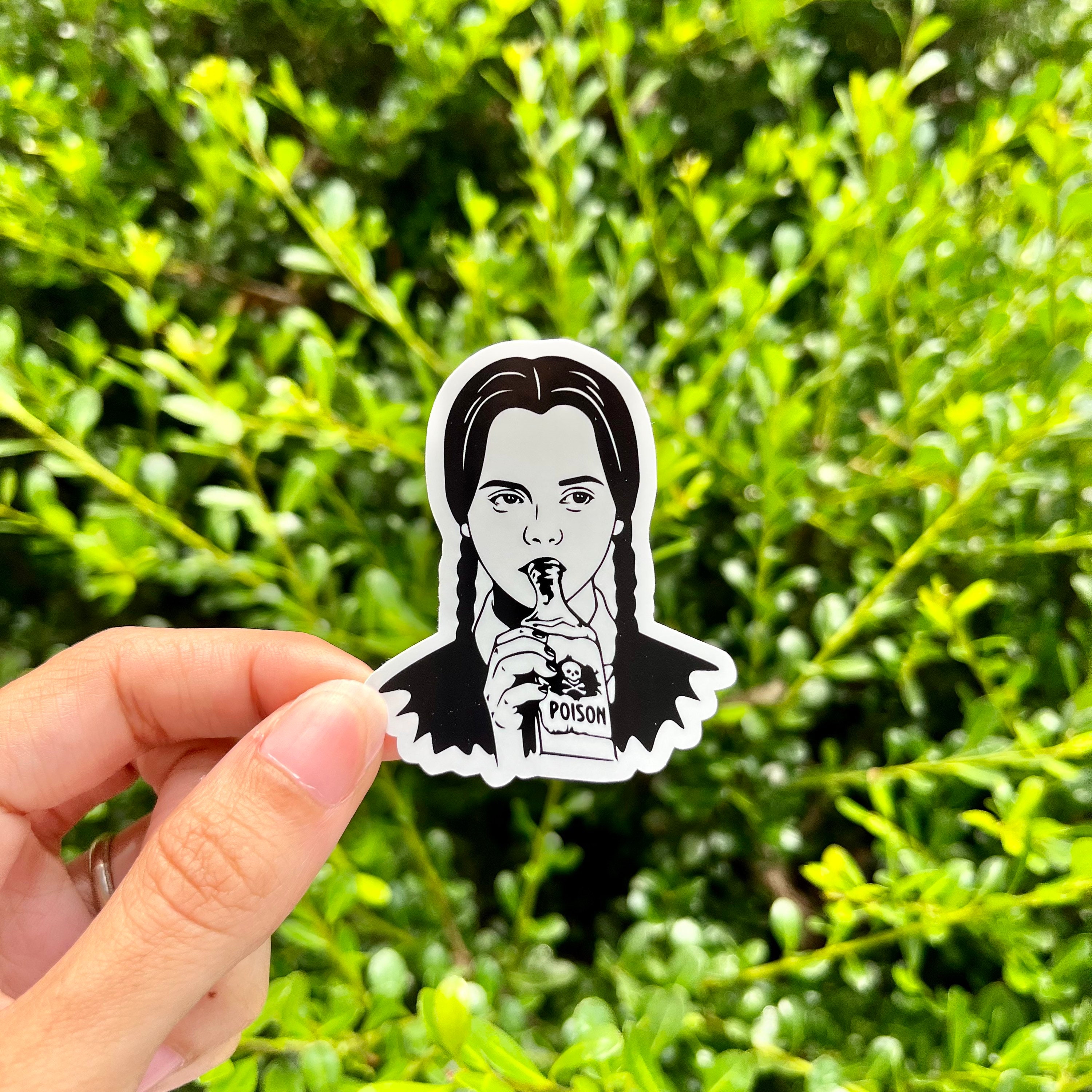 Wednesday Sticker Goth Sticker Goth Girl Stickers sold by Eric Powell ...