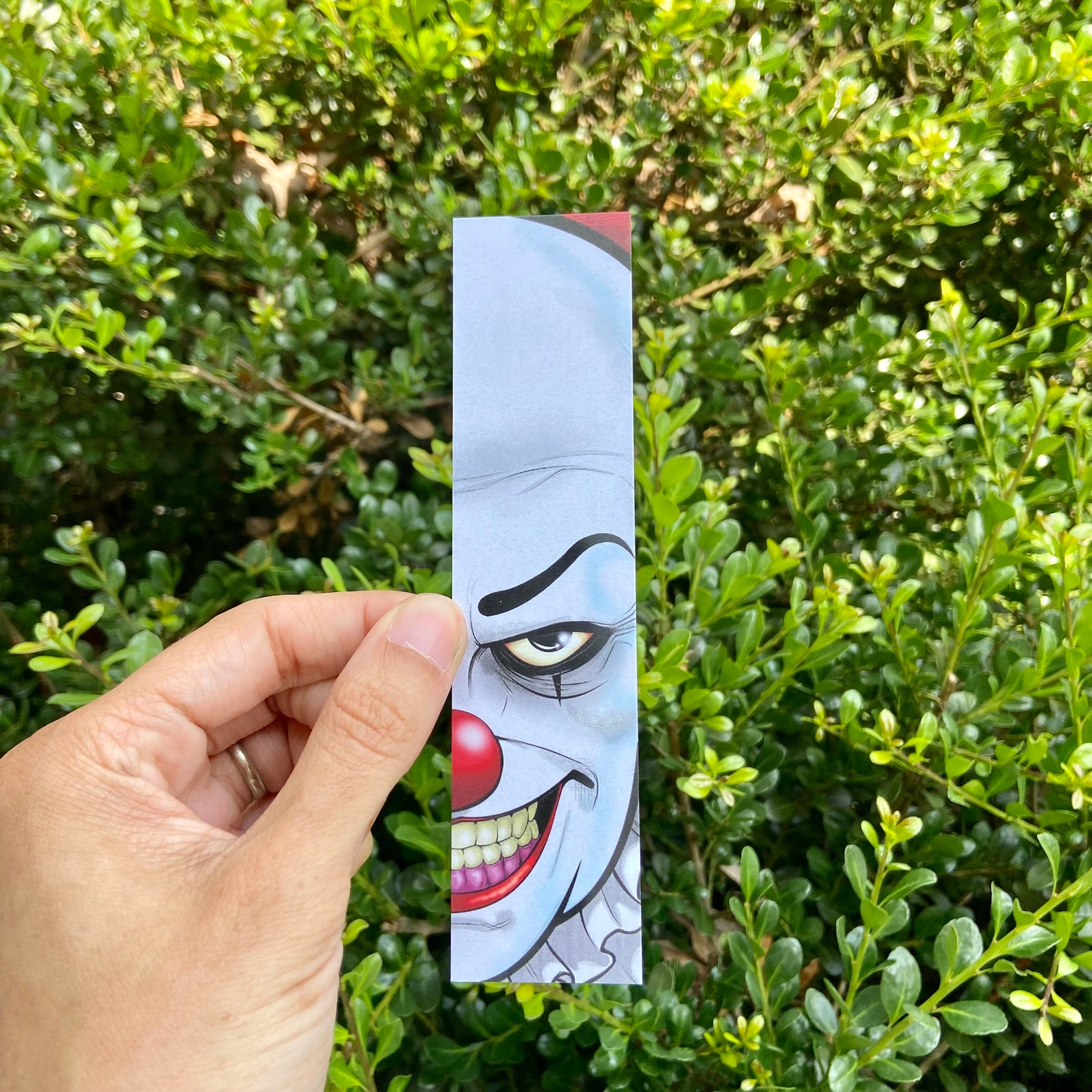 Horror Bookmark Killer Bookmark Goth Bookmarks - Etsy