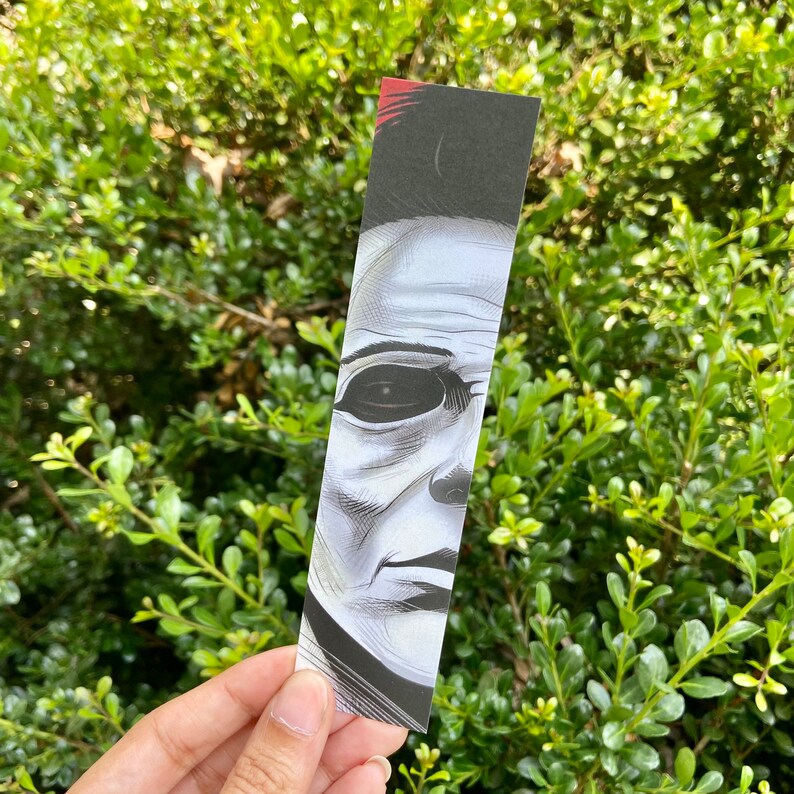 Horror Bookmark Killer Bookmark Goth Bookmarks Michael - Etsy