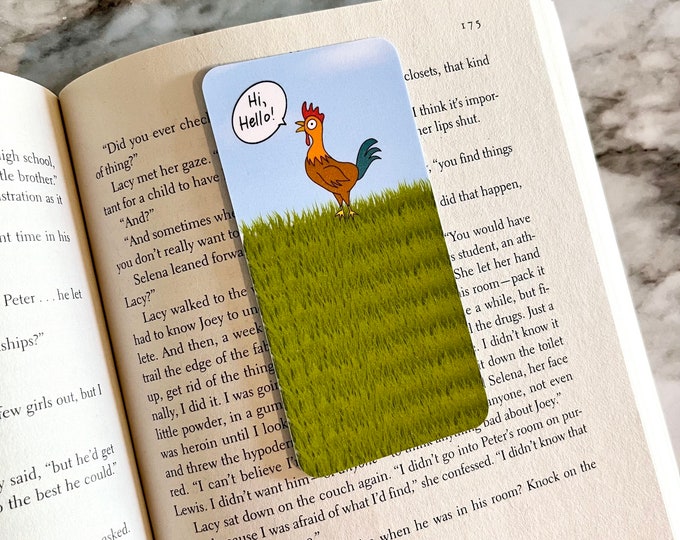 Hi Hello Bookmark Carl Bookmark Double Sided Mini Bookmark ...