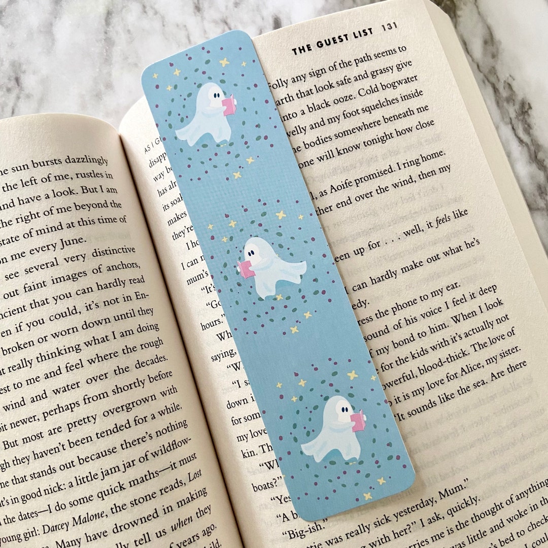 Ghost Bookmark Halloween Bookmark Goth Bookmarks - Etsy