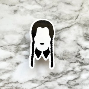Wednesday Sticker Goth Sticker Goth Girl - Etsy