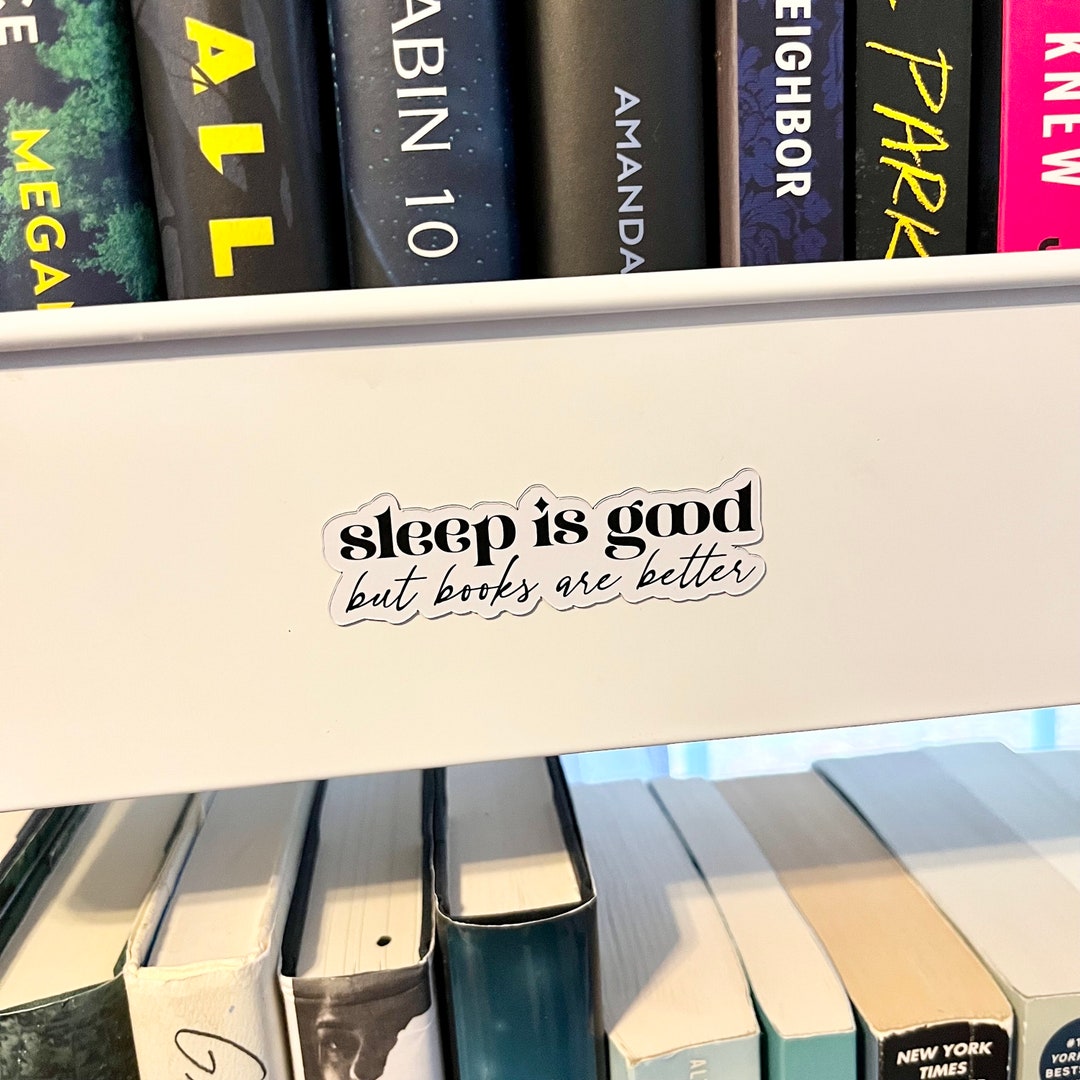 Book Cart Magnet Book Magnet Reading Magnet Sleep is Good Books Are ...