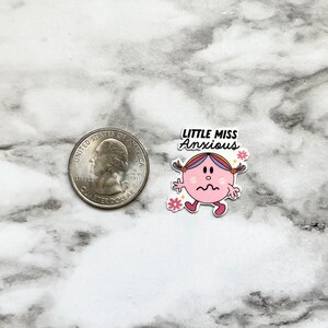 Anxious Stickers Little Miss Anxious Sticker Anxiety Stickers Funny ...