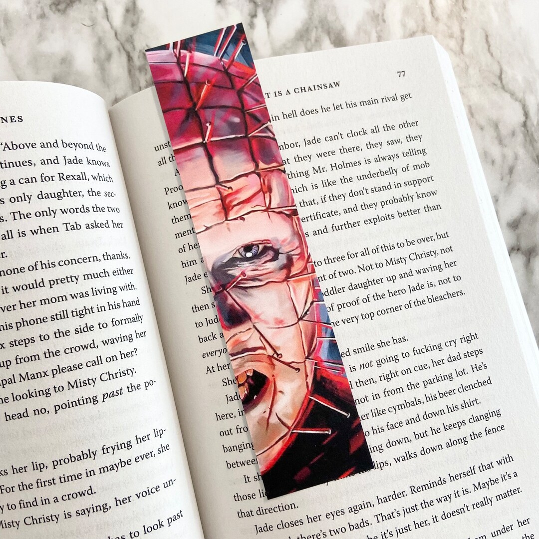 Horror Bookmark Killer Bookmark Goth Bookmarks Hell Villian - Etsy
