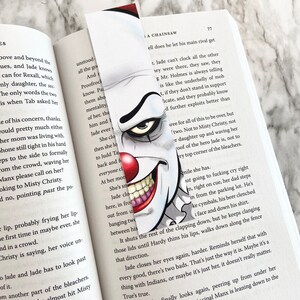 Horror Bookmark Killer Bookmark Goth Bookmarks - Etsy