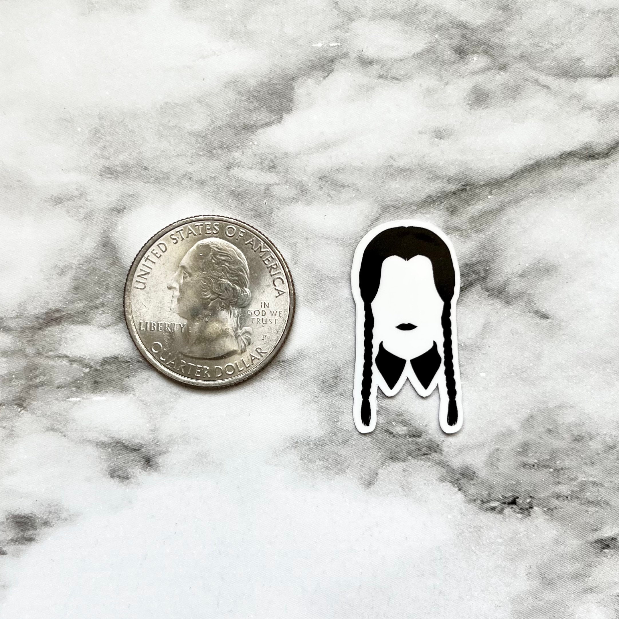 Wednesday Sticker Goth Sticker Goth Girl - Etsy