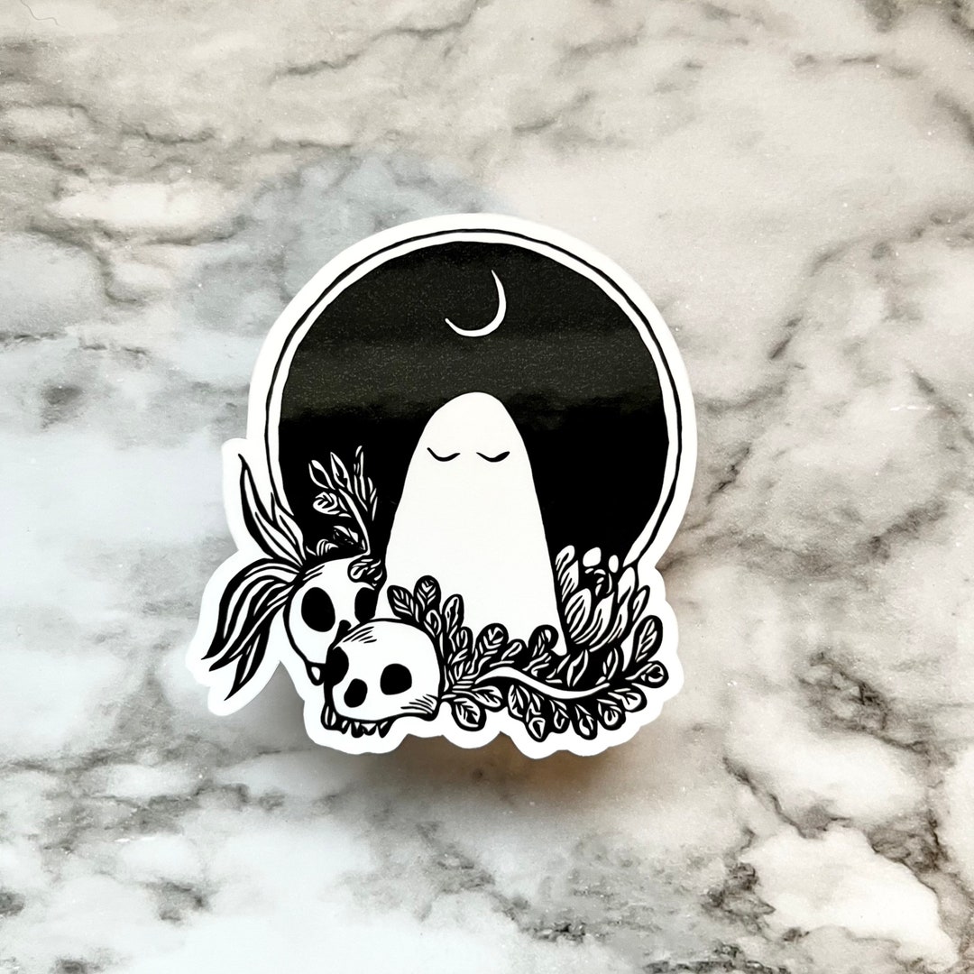 Ghost Stickers Spooky Stickers Ghost Sticker Halloween Stickers - Etsy