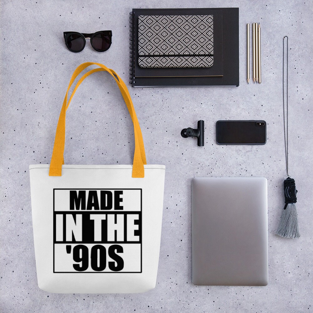 MADE in THE 90s Tote, Nostalgia Tote Bag, 90s Theme Shopping Bag, 90s ...