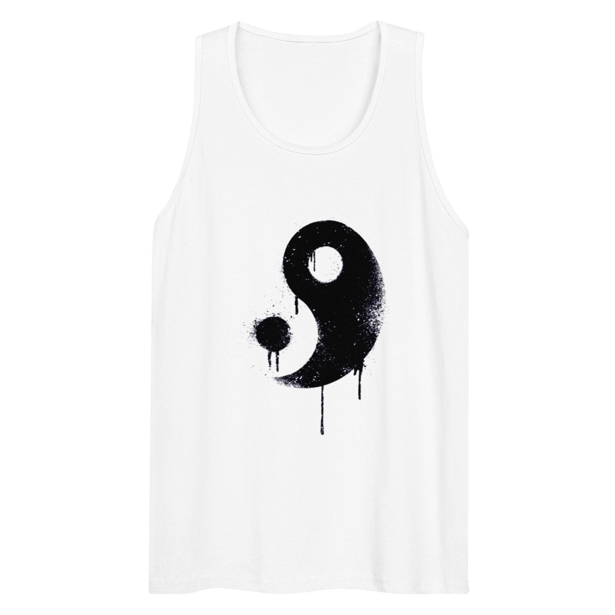 Yin Yang Tank Top, Yin Yang Shirt, Yin Yang Tshirt, Japanese Tank Top ...