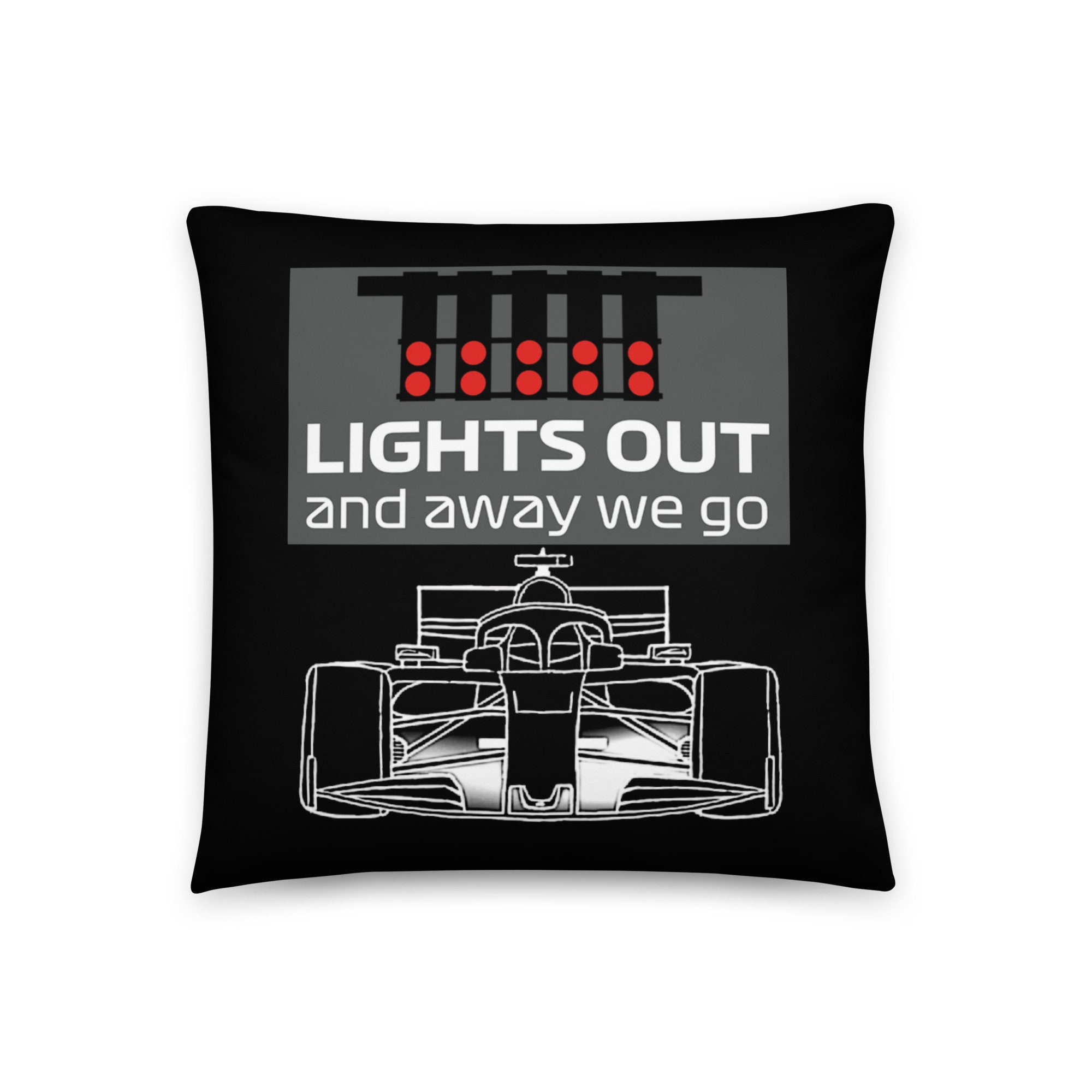 F1 Pillow, Formula 1 Lights Out, F1 Throw Pillow, Formula 1 Throw ...