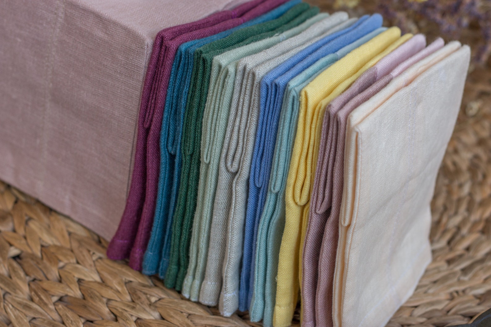 Classic Linen Tissue Box Cover. Minimalistic Bathroom Decor. - Etsy