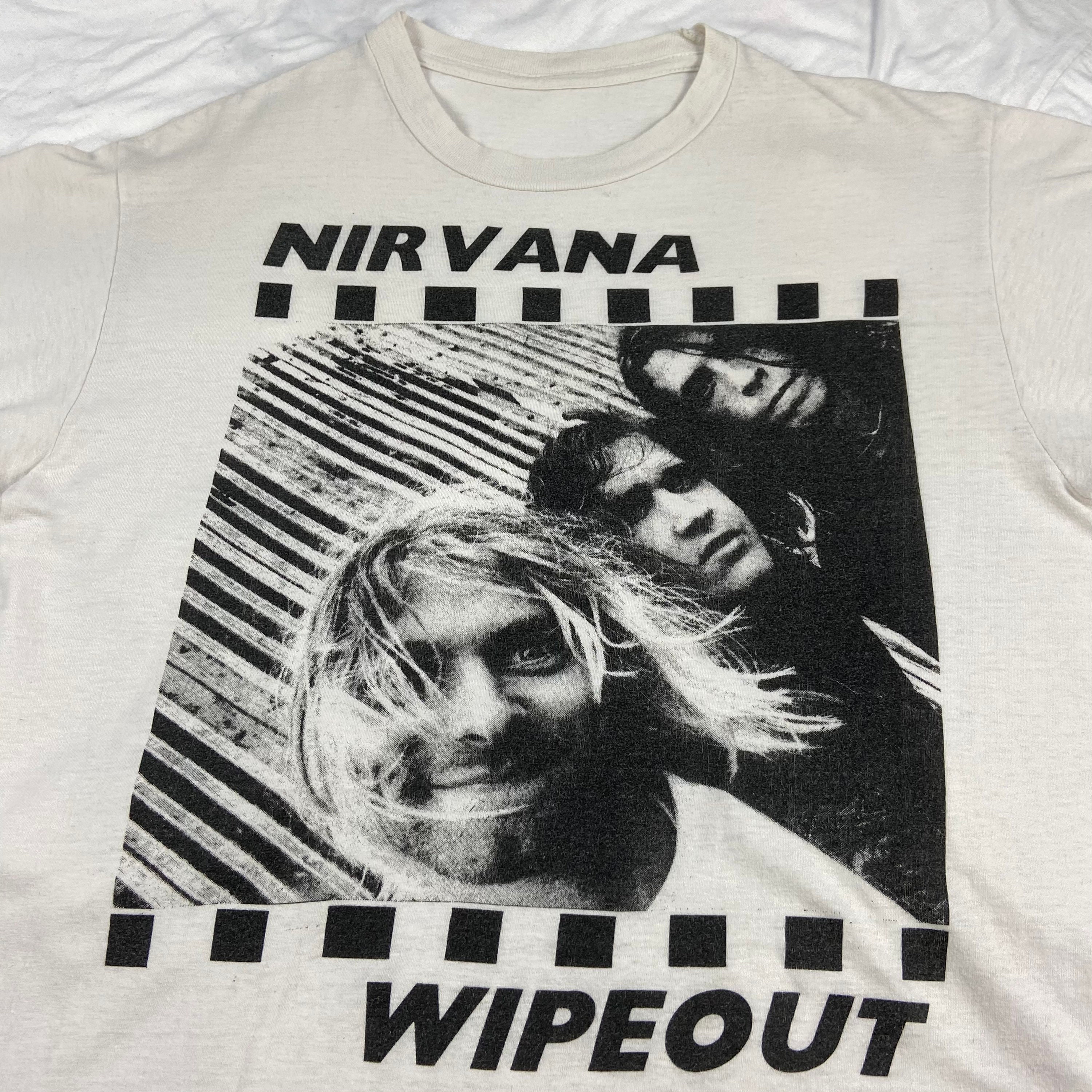 Vintage 1993 Nirvana Wipeout Bootleg Tee | Etsy