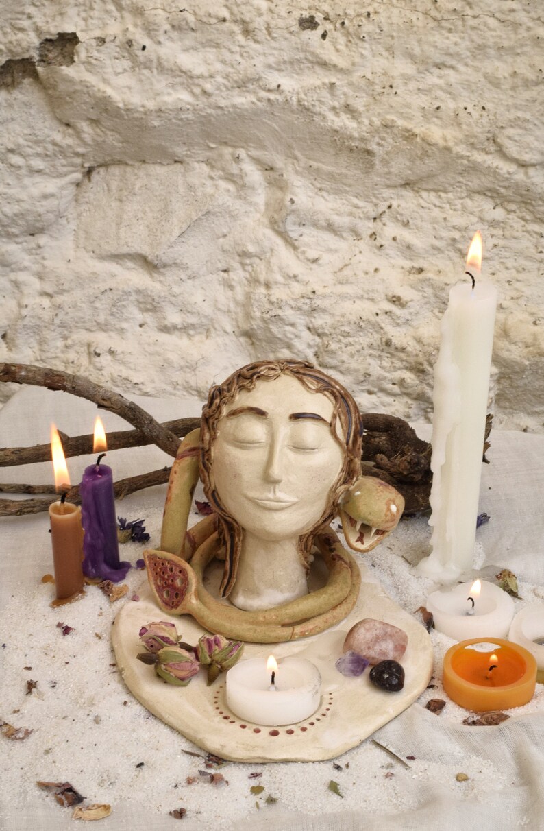 Lilith Altar Ceramic Lilith Goddess Lilith Statue Witch - Etsy