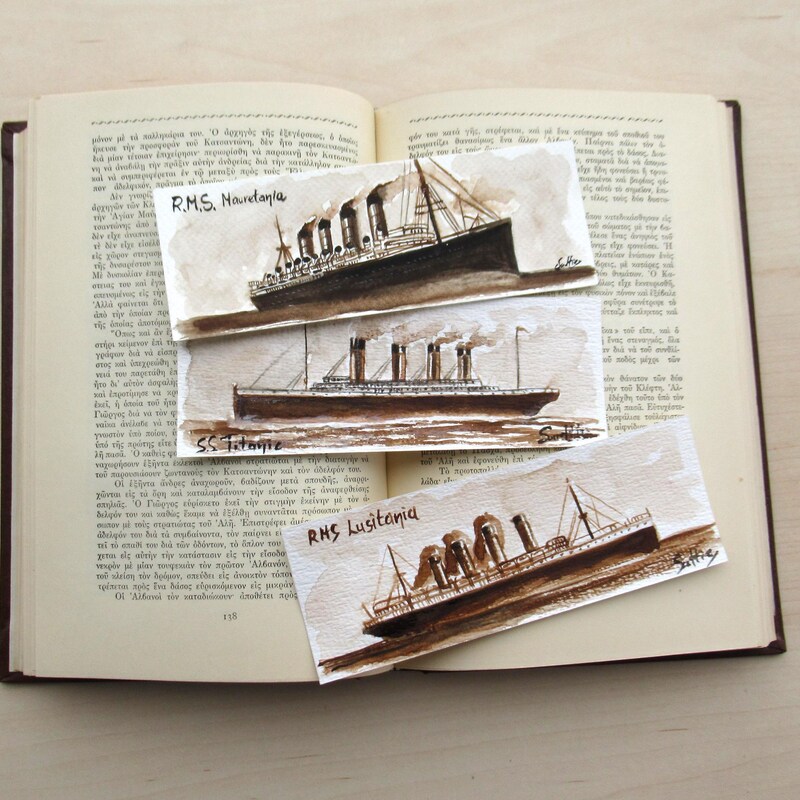Titanic Ship - Etsy