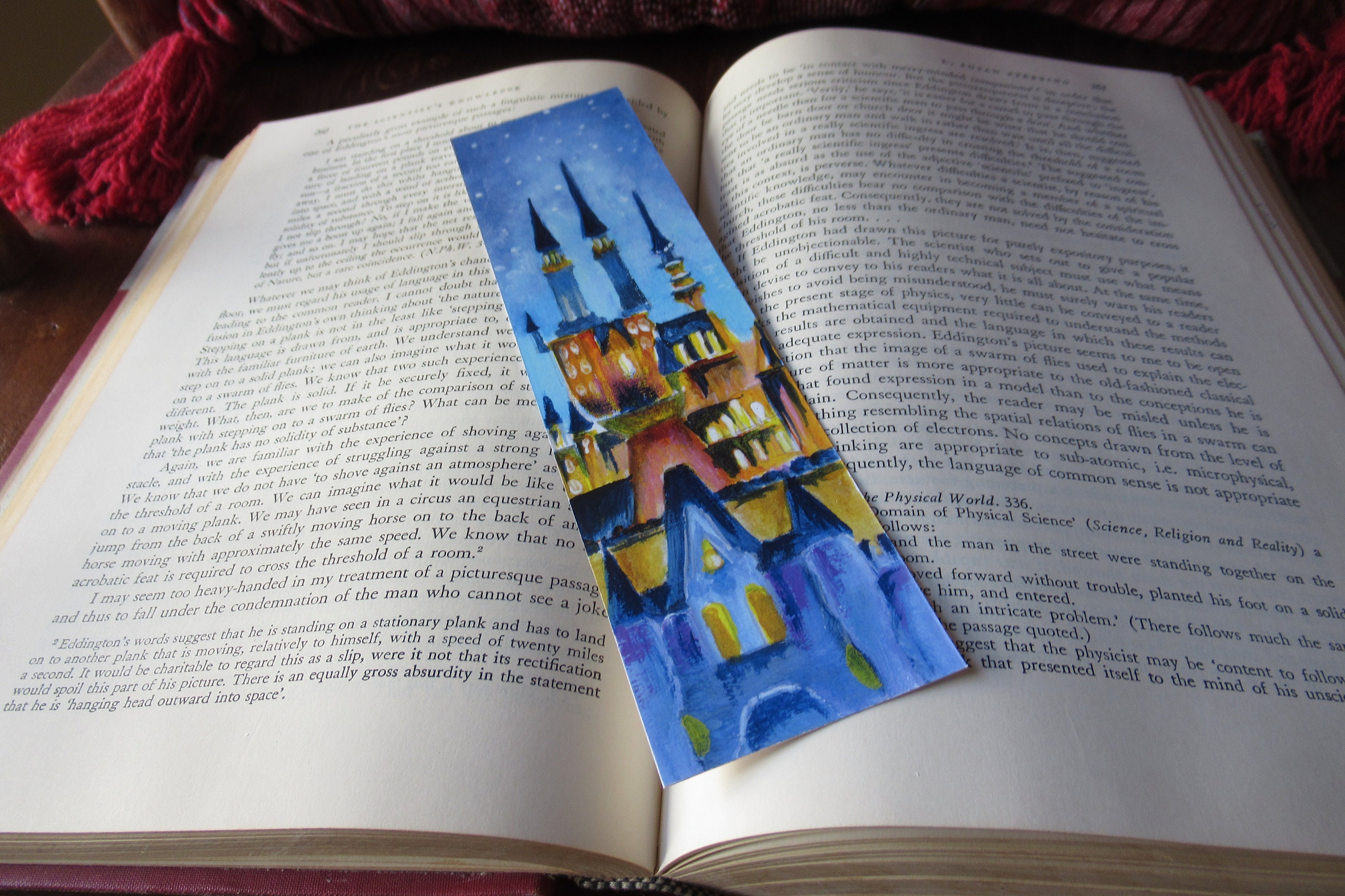 Handmade Bookmark castle Neuschwanstein Saint Michel Castle France ...