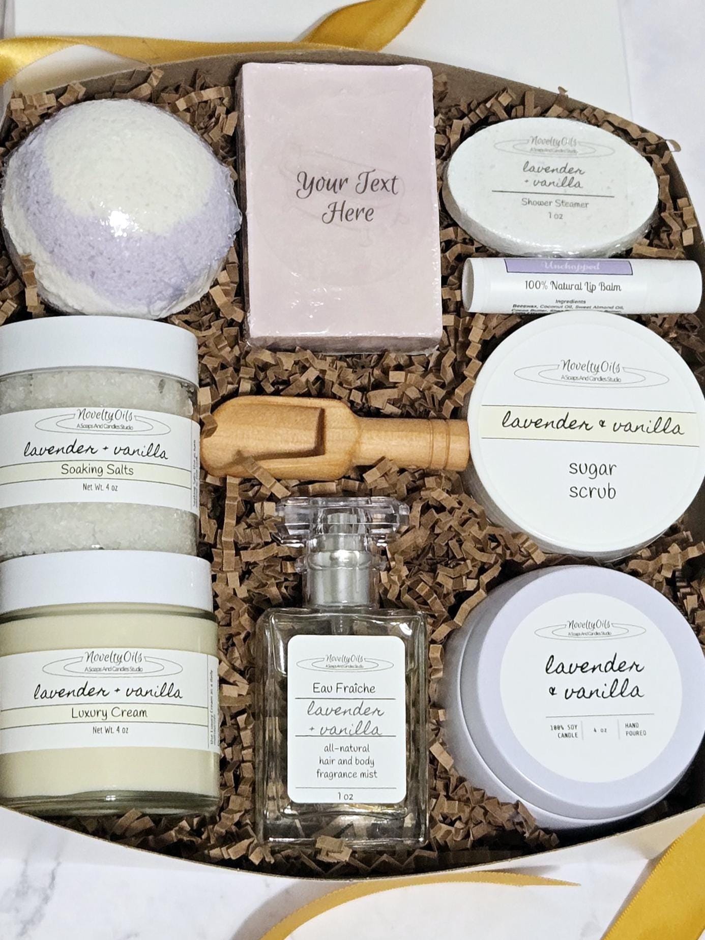 Self-care Gift Box: Lavender Options; All-natural Organic Relaxation ...