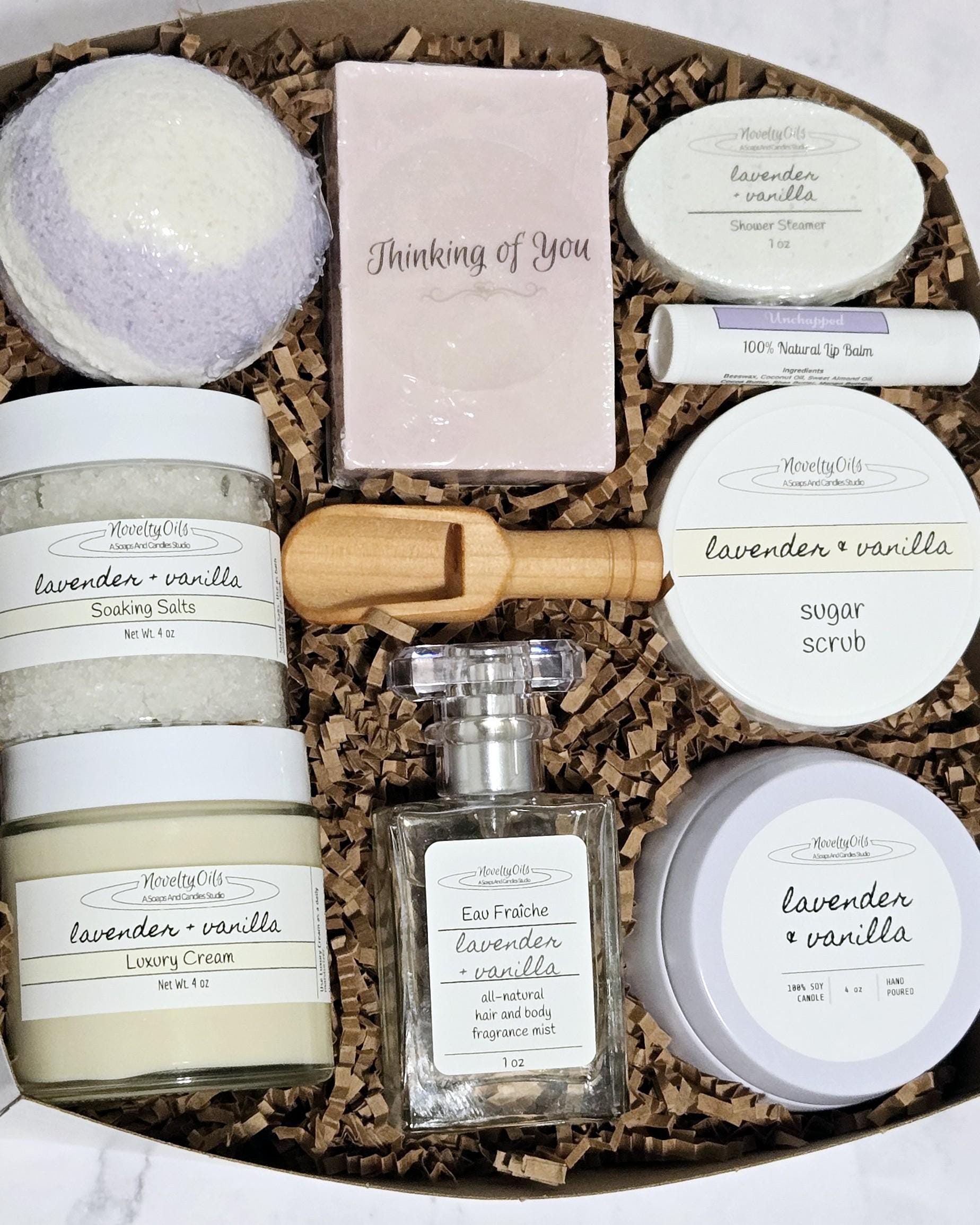 Self-care Gift Box: Lavender Options; All-natural Organic Relaxation ...