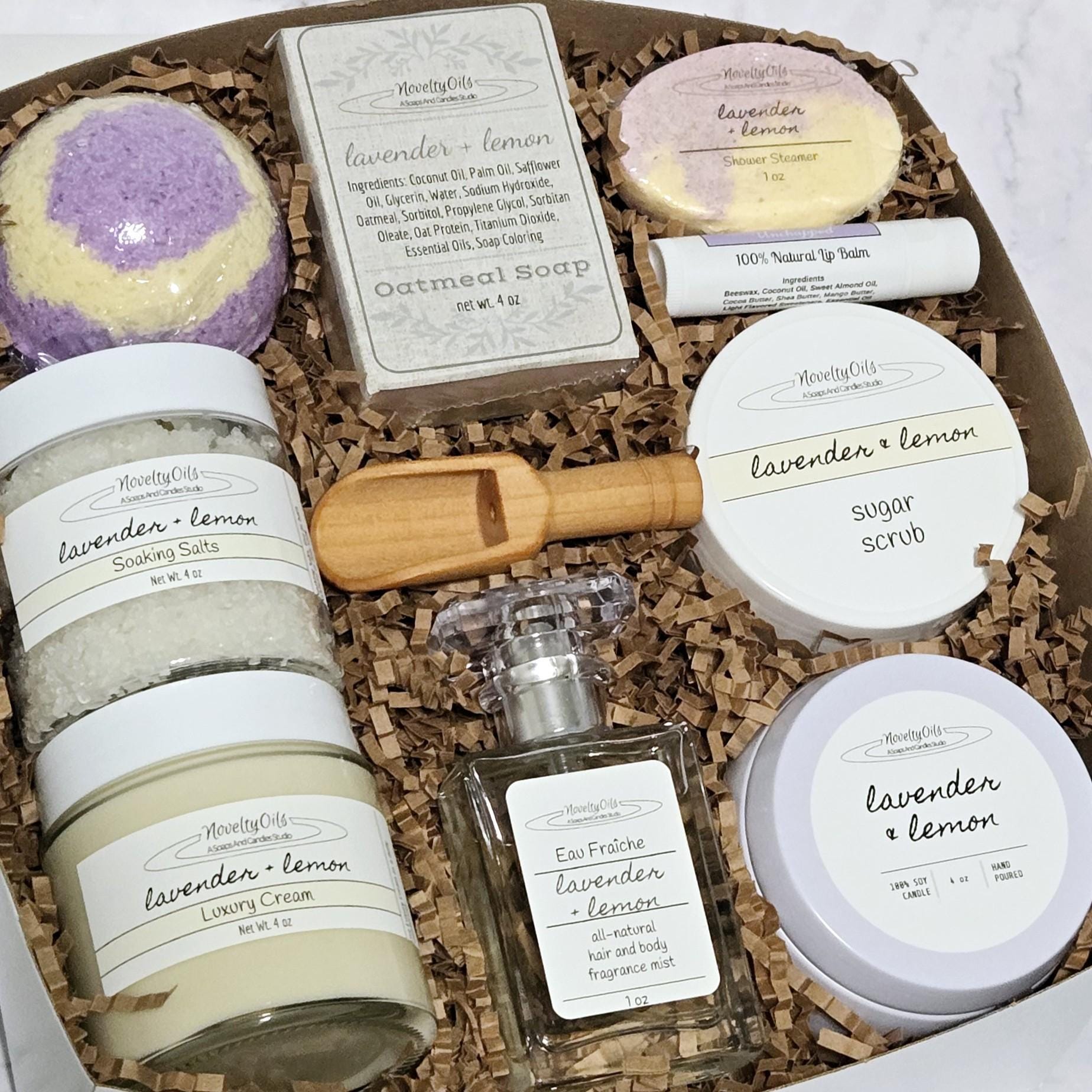 Self-care Gift Box: Lavender Options; All-natural Organic Relaxation ...