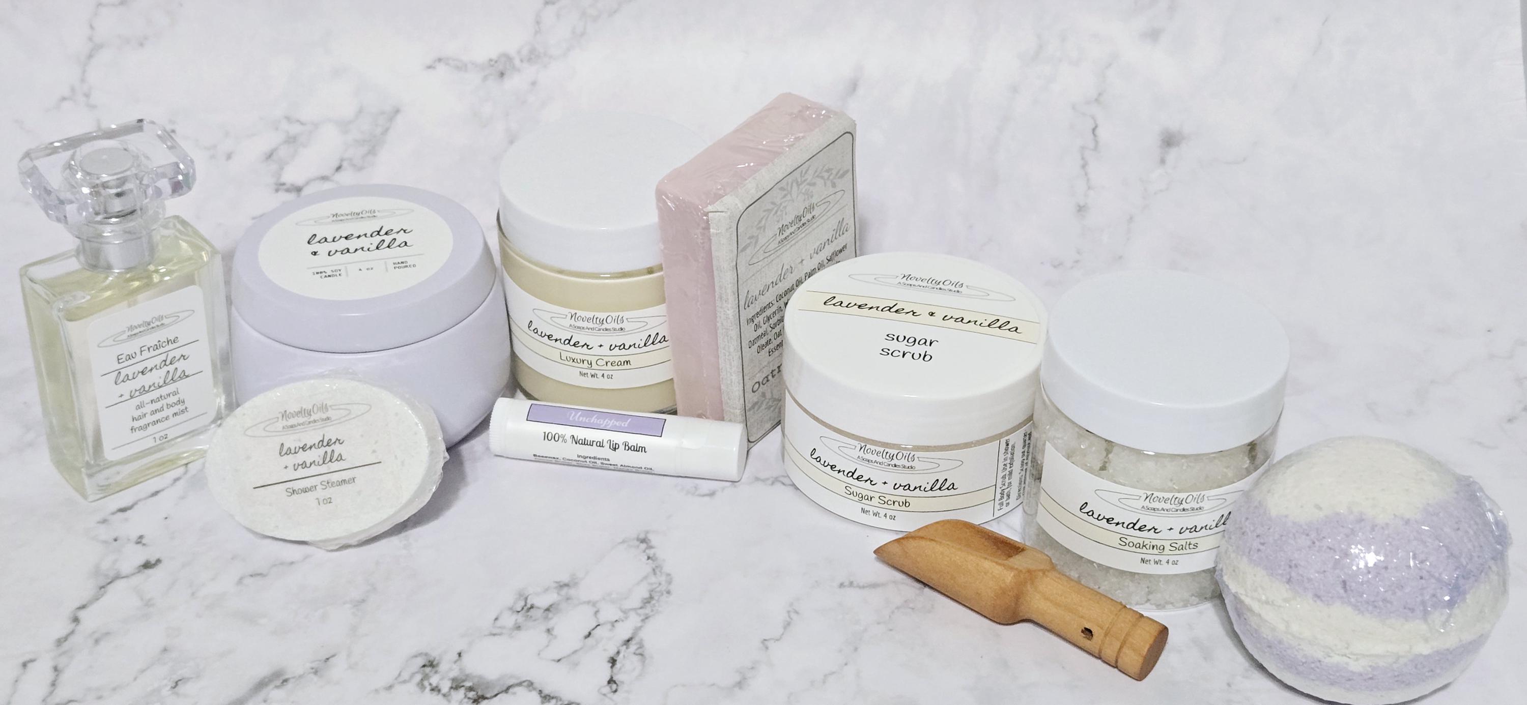 Self-care Gift Box: Lavender Options; All-natural Organic Relaxation ...