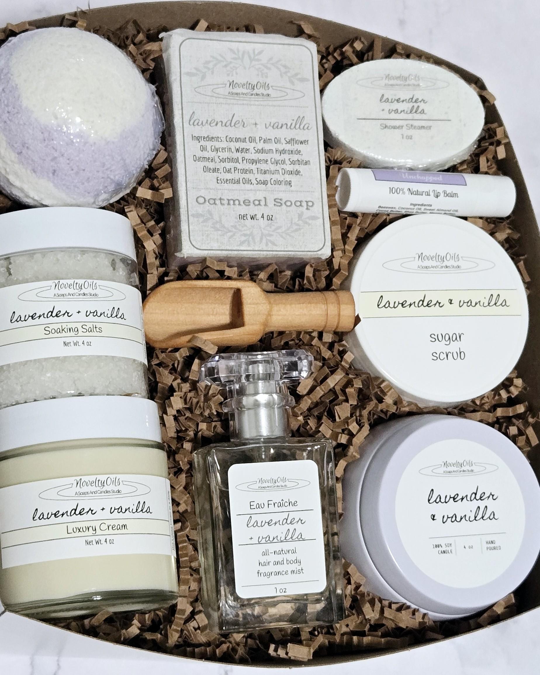 Self-care Gift Box: Lavender Options; All-natural Organic Relaxation ...
