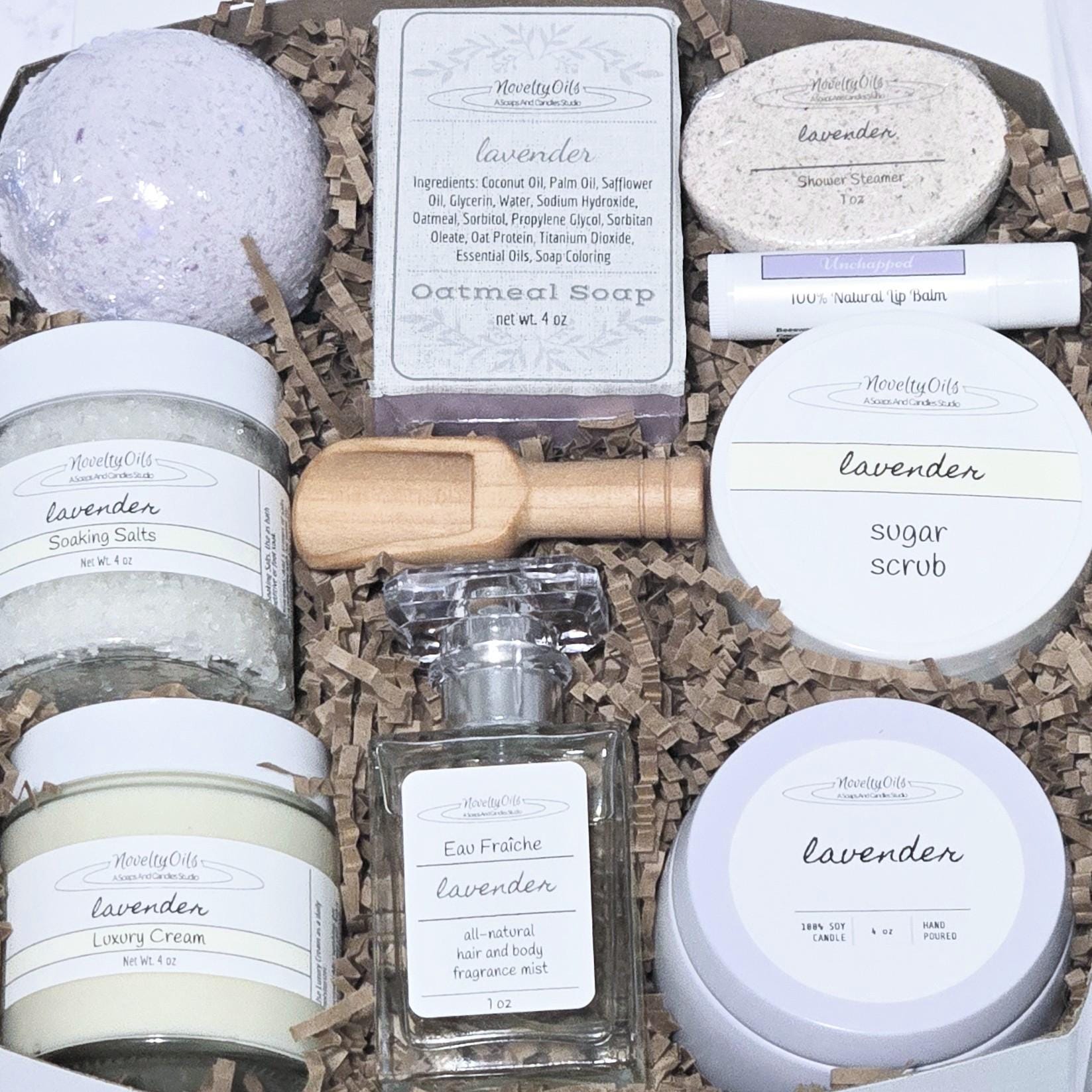 Self-care Gift Box: Lavender Options; All-natural Organic Relaxation ...