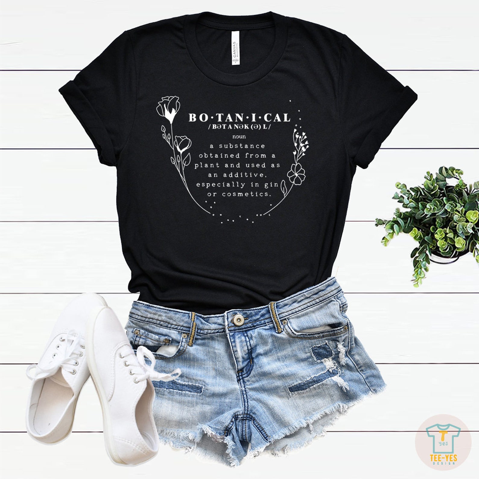 Botanical Definition Shirt, Wildflower Shirt, Vintage Botanical Shirt ...