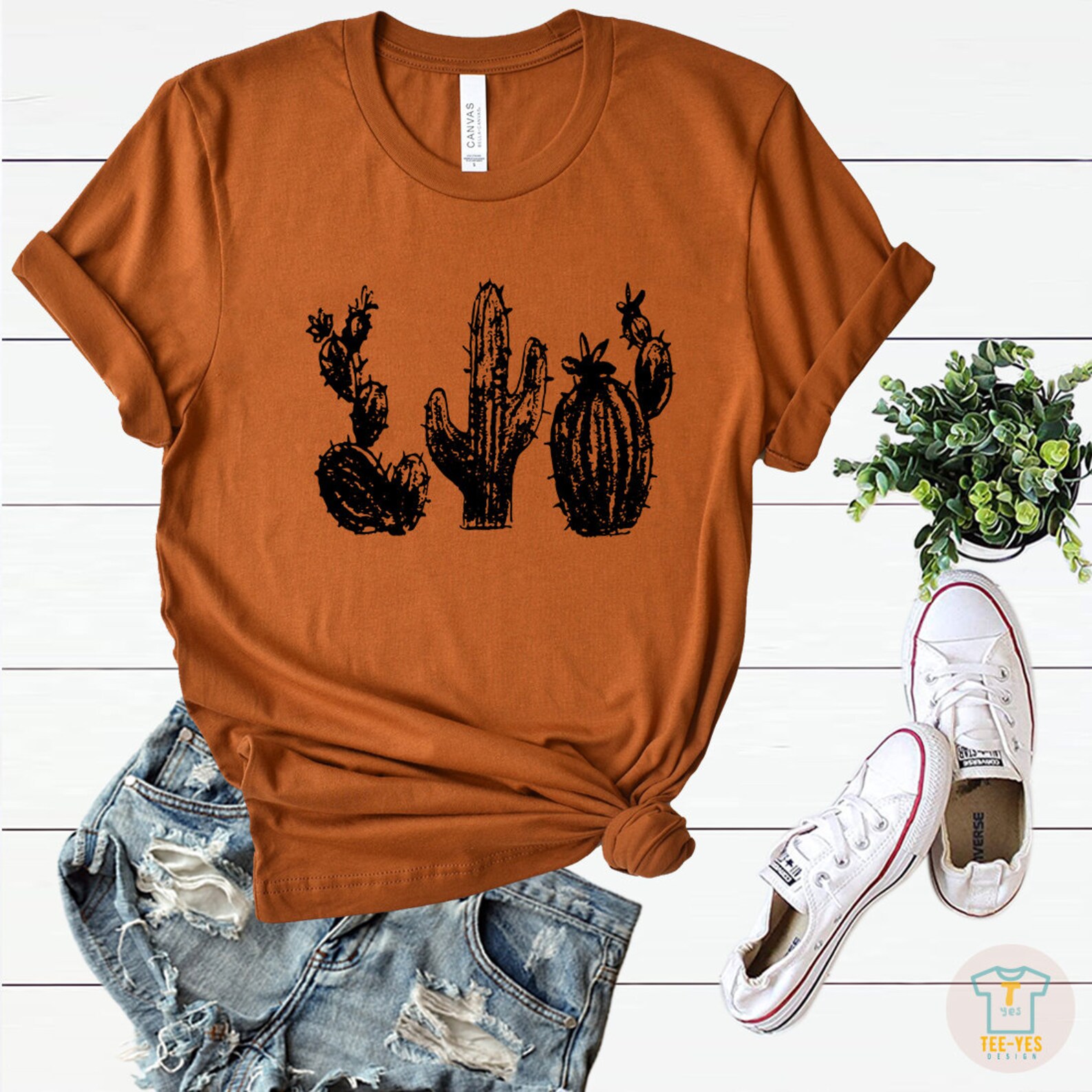 Cactus Shirtplant Tshirt Cactus Tshirt Cactus Graphic - Etsy