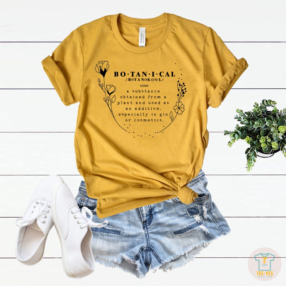 Botanical Definition Shirt Wildflower Shirt Vintage - Etsy