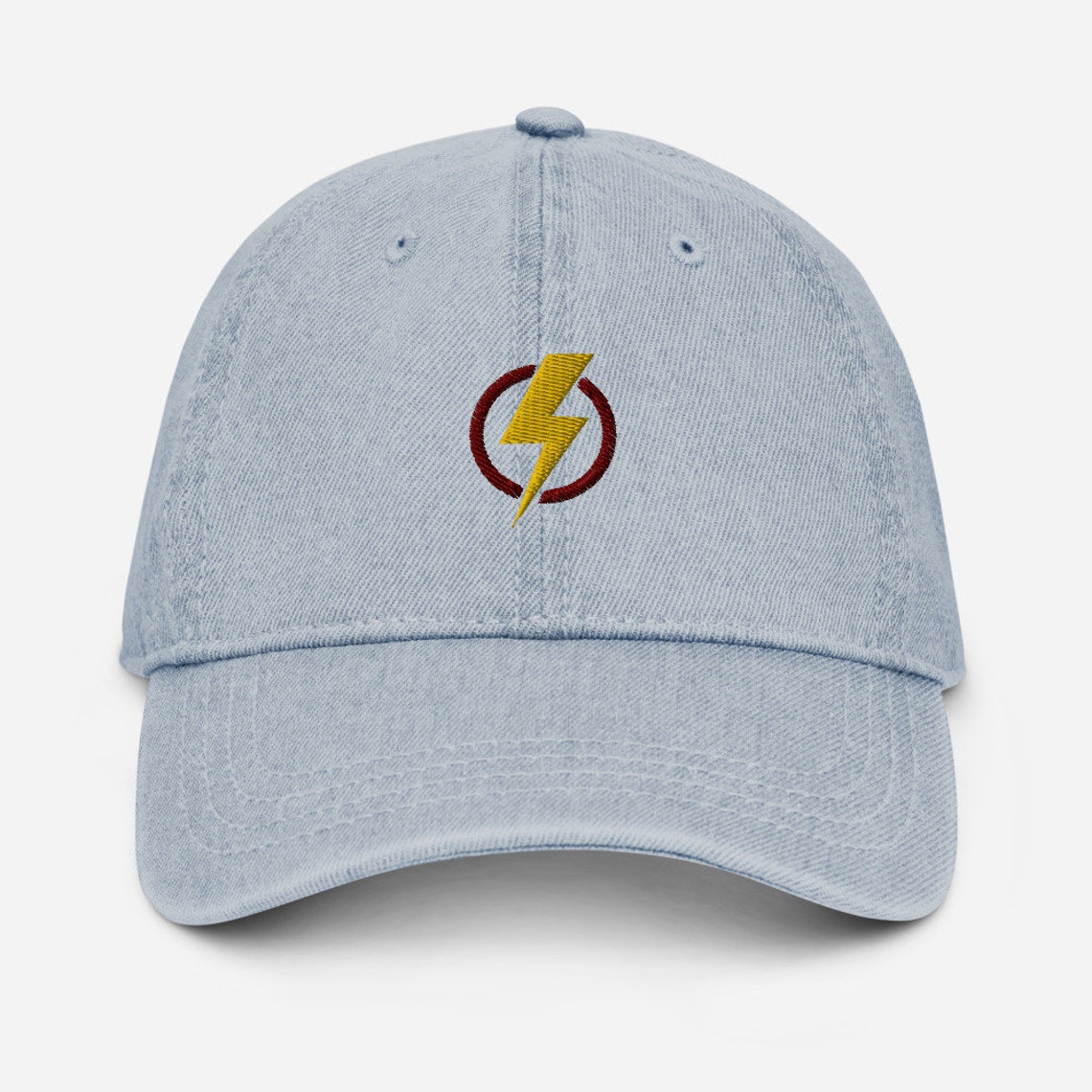 Lightning Bolt Denim Hat, Trendy Lightning Bolt Hat, Lightning Bolt ...