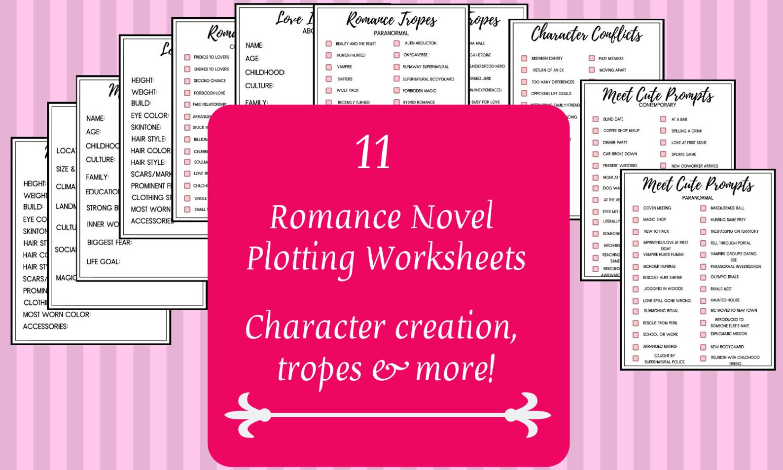 Romance Novel Cheatsheet | Writing Outline | Author Resources | Writing ...