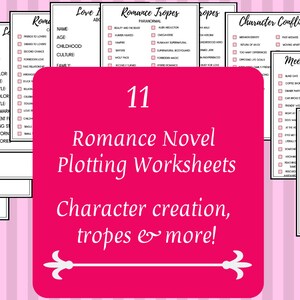 Romance Novel Cheatsheet | Writing Outline | Author Resources | Writing ...