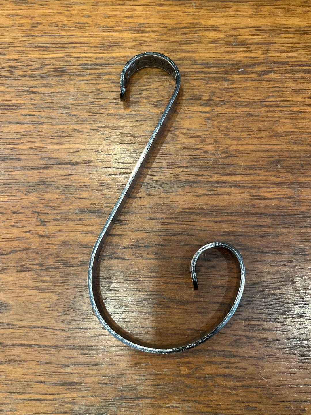 Metal S Hooks, Holly Leaf Engraved, Plant Hanging Hooks, 6.25x3” - Etsy