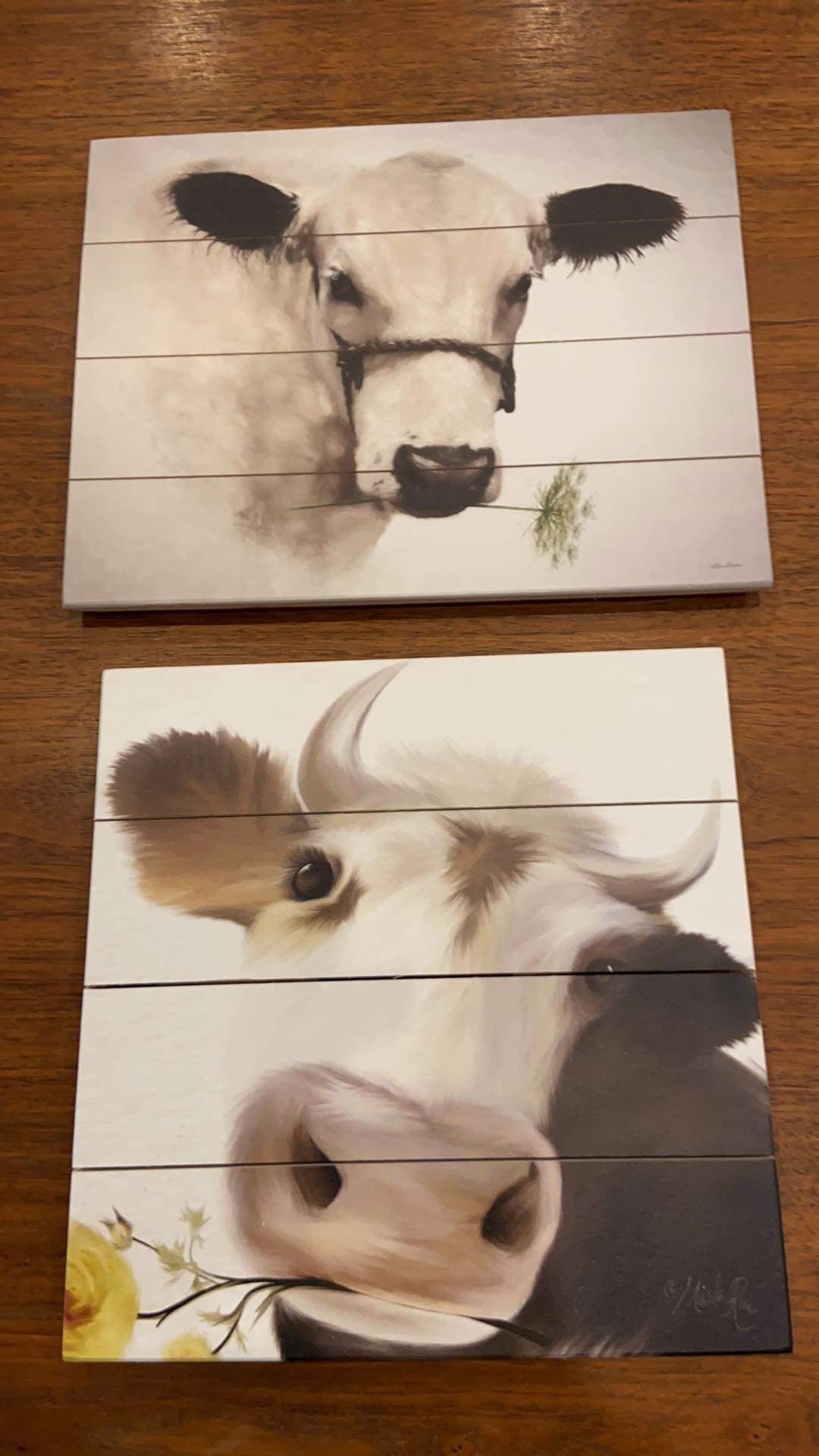 Amish-made Rustic Pallet Wooden Wall Art Farmhouse Decor Pictures, 11x9 ...