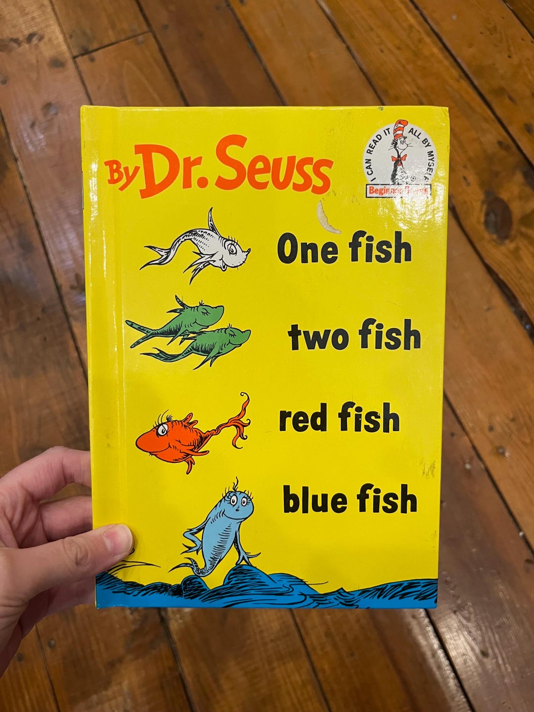 Vintage Dr Seuss Children’s Book, One Fish Two Fish Red Fish Blue Fish ...