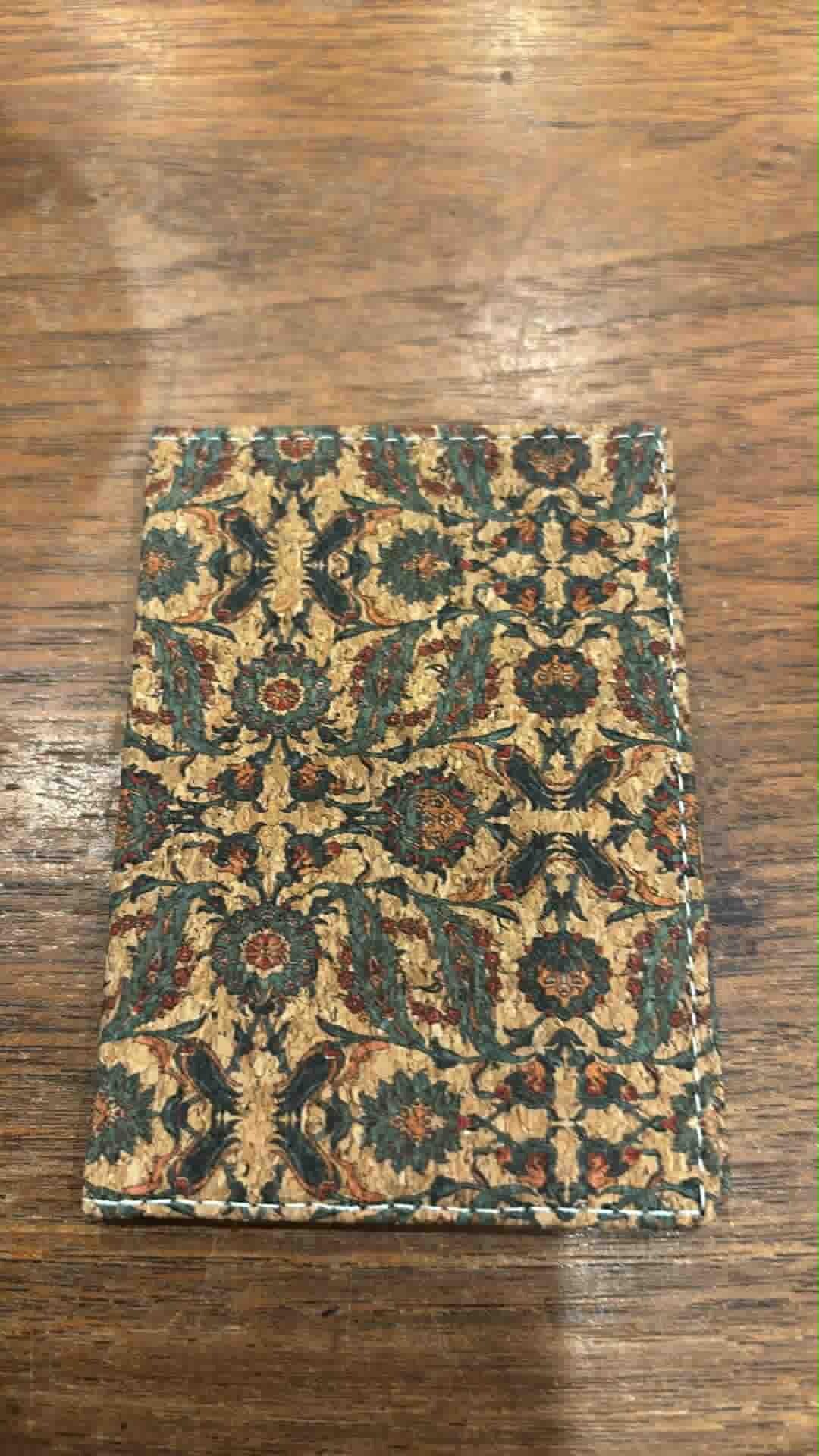 Recycled Cork Bi-fold Credit Card Holders, Fair Trade From Spain - Etsy