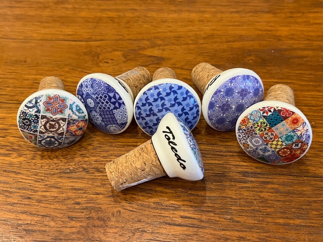 Hand-crafted Ceramic Wine Bottle Stoppers Cork Corks, Fair Trade From ...