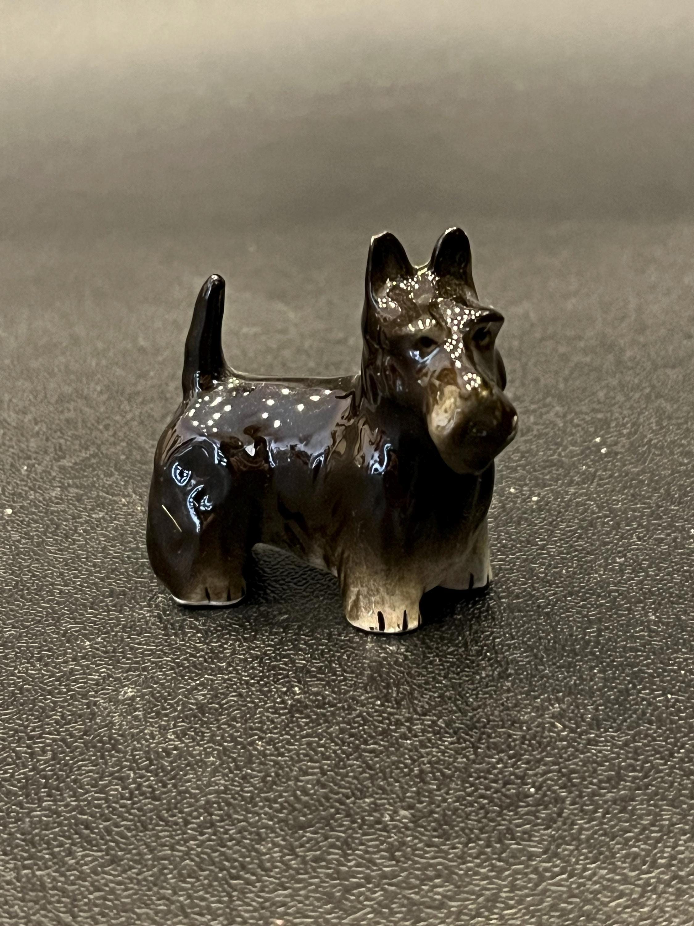 Vintage Antique Miniature Bone China Dog Figurines - Etsy