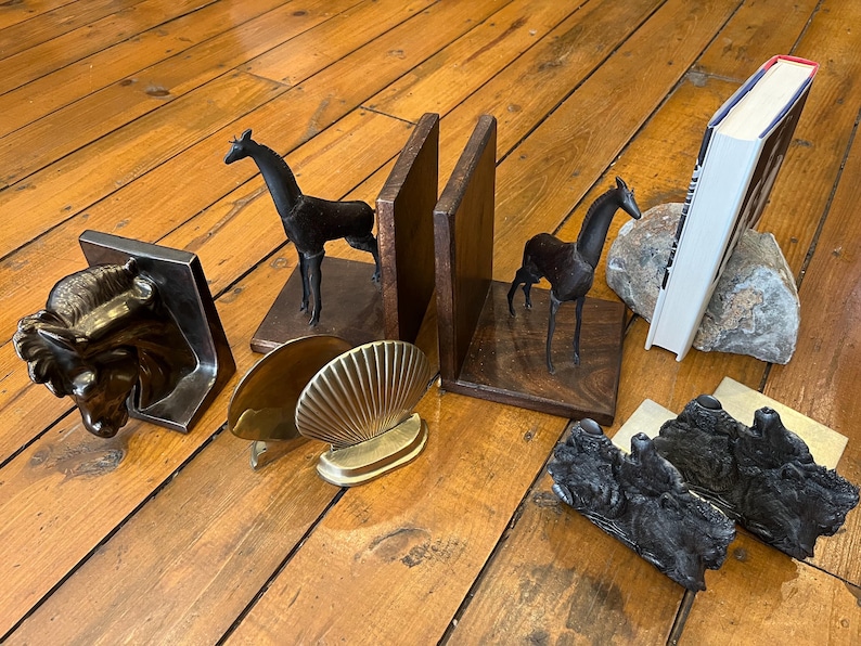 Various Unique and Vintage Individual & Sets of Bookends Book Ends ...