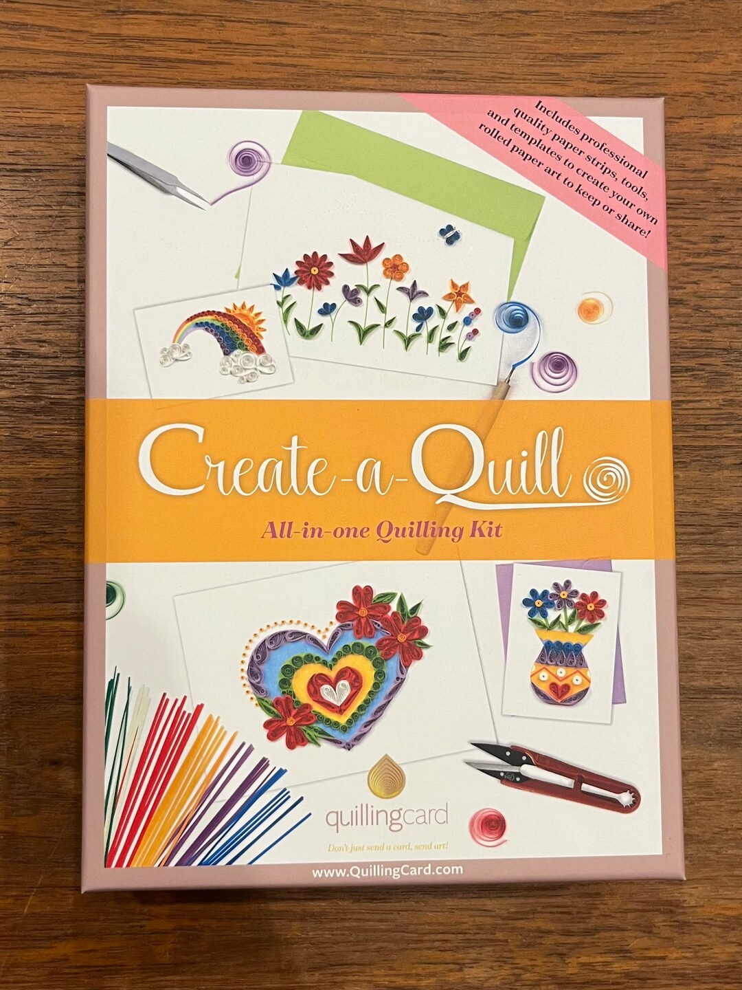 Quilling Card Create-a-quill Craft Kit - Etsy