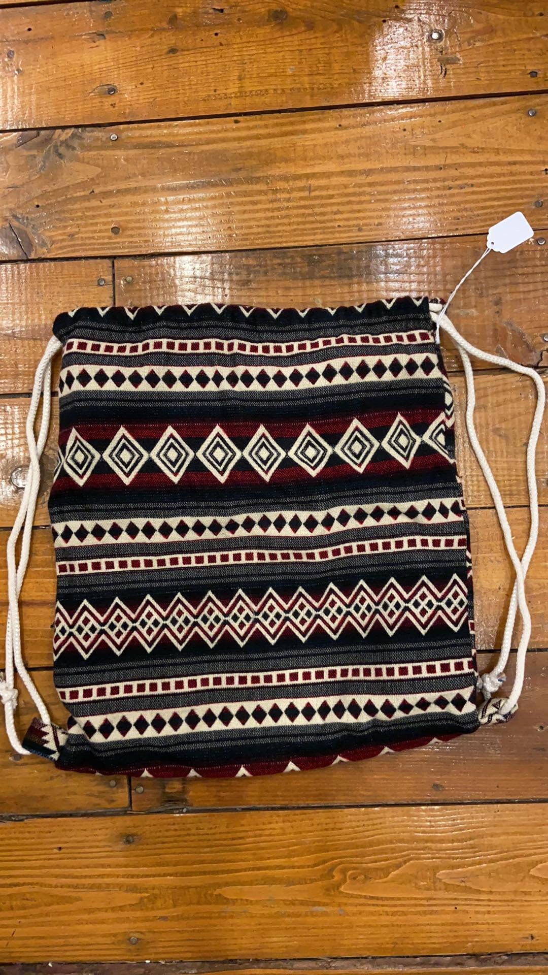 Drawstring Bag Knapsack Shoulder Pack Backpack Fair Trade - Etsy