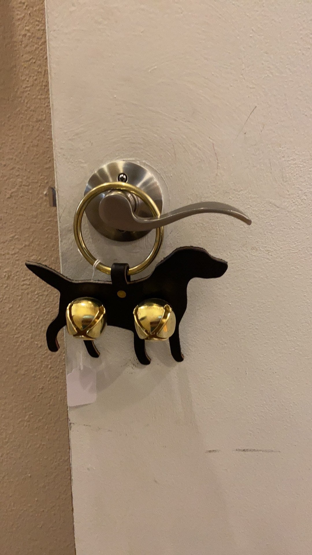 Handcrafted Leather Door Bells Jingle Bells, Dogs Cats Cows Horses Pigs ...