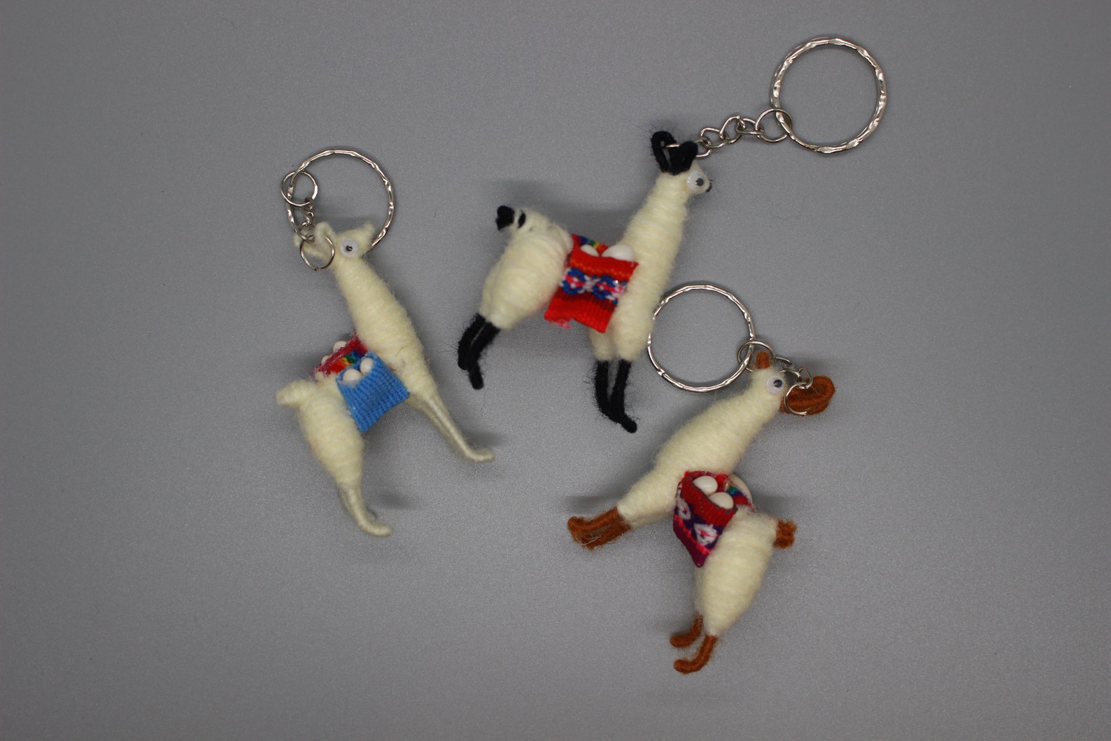 Fair Trade Llama Key Chains, Keychain Charms, Accessories for Lanyard ...