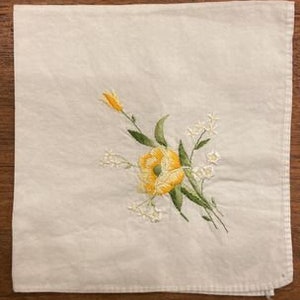 Vintage Hand-embroidered Hankies Women Ladies Handkerchiefs - Etsy