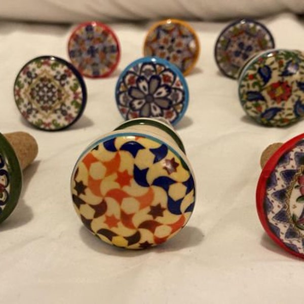 Ceramic Wine Stopper - Etsy