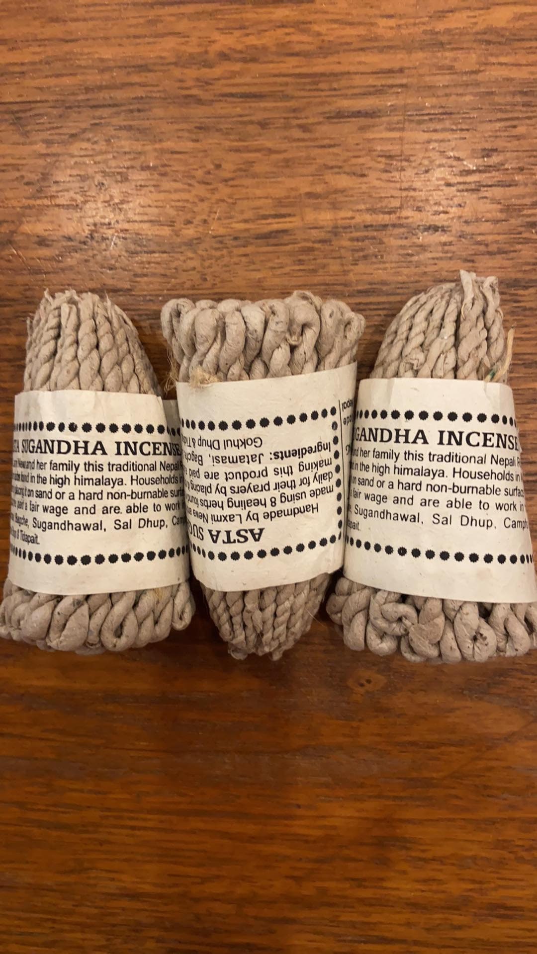 Nepali Rope Incense Bundle, 50 Count, Fair Trade From Nepal - Etsy