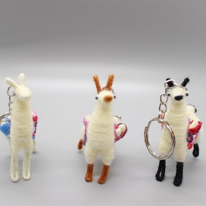 Fair Trade Llama Key Chains, Keychain Charms, Accessories for Lanyard ...