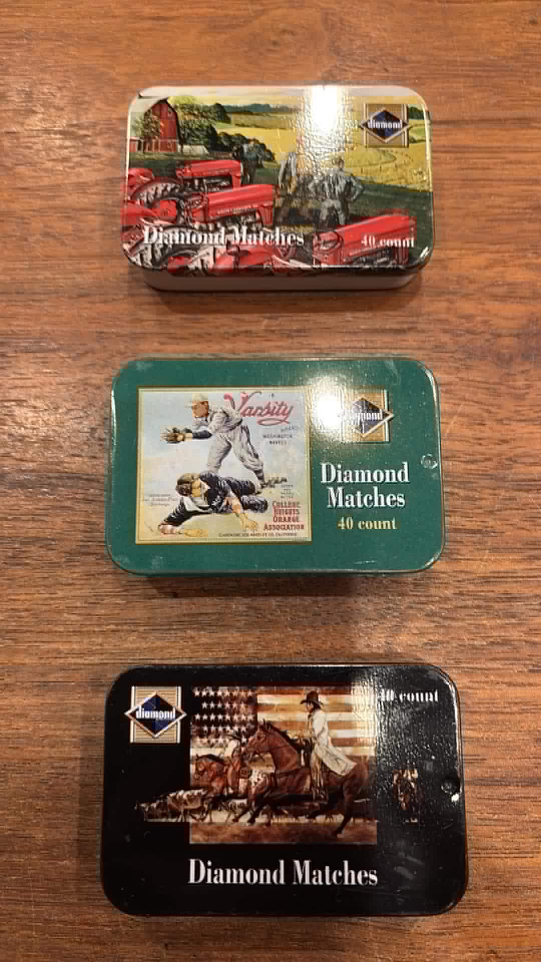 Diamond Metal Match Stick Boxes Limited Edition Series, Box of 40 ...