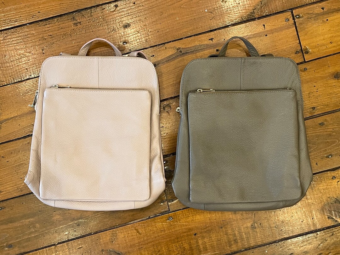 Italian Leather Backpack, Converts to Shoulder Bag, Fair Trade From ...