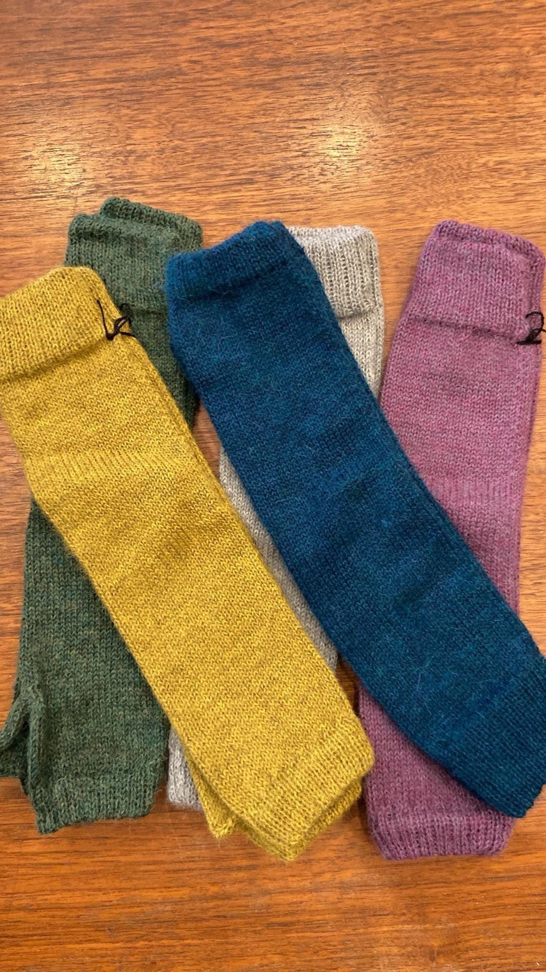 100% Alpaca Handmade Arm and Hand Warmers, Andes Gifts Fair Trade From ...